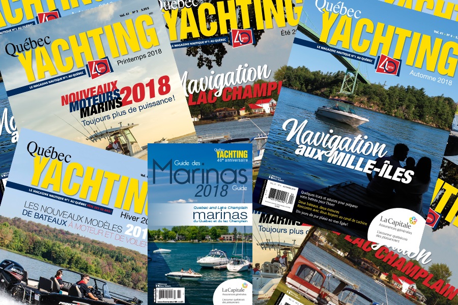 Magazines 2018 de Quebec Yachting - Québec Yachting
